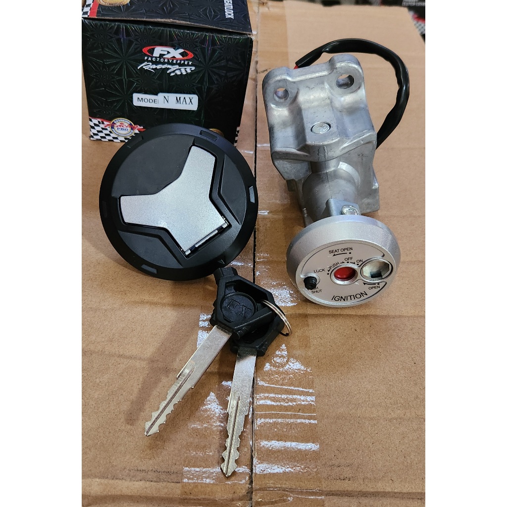Ignition Switch Assembly for Yamaha Nmax 155 V1 includes Tank lock (Quality replacement parts ...
