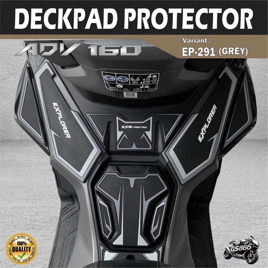 Deckpad Honda ADV 160 Body Protector Deck Pad Body Protector Cover Tank ...