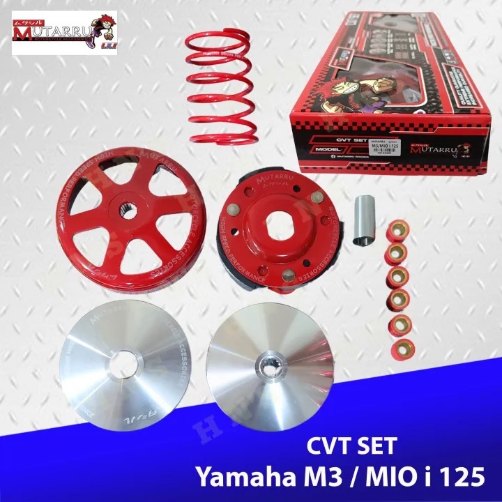 MUTARRU CVT Set for Yamaha M3 / MIO i 125 ( Complete Set ) | Shopee Philippines