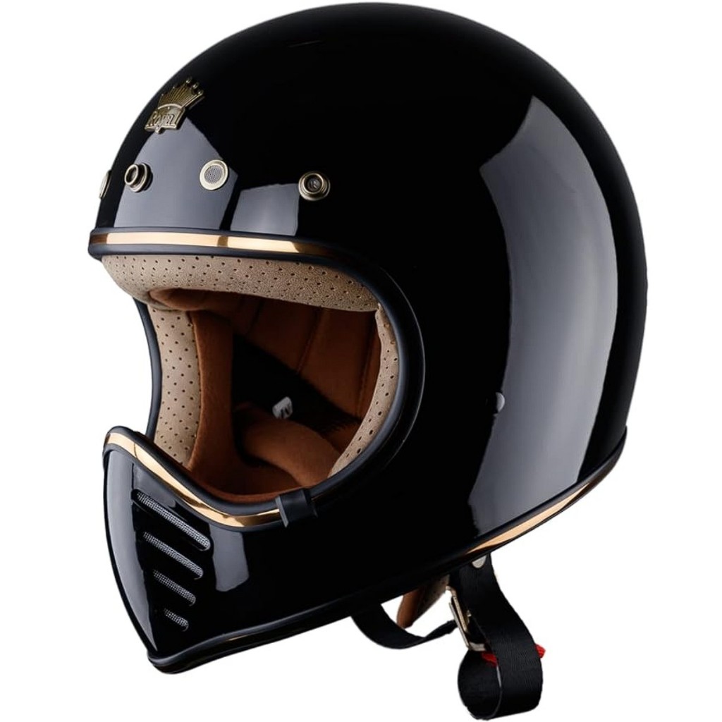Royal H01 Classic Full Face Motorcycle Helmet | Shopee Philippines