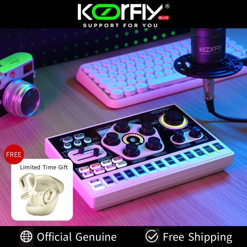 KOORFLY KF03 Sound Card Anchor Recording USB External SoundCard for ...