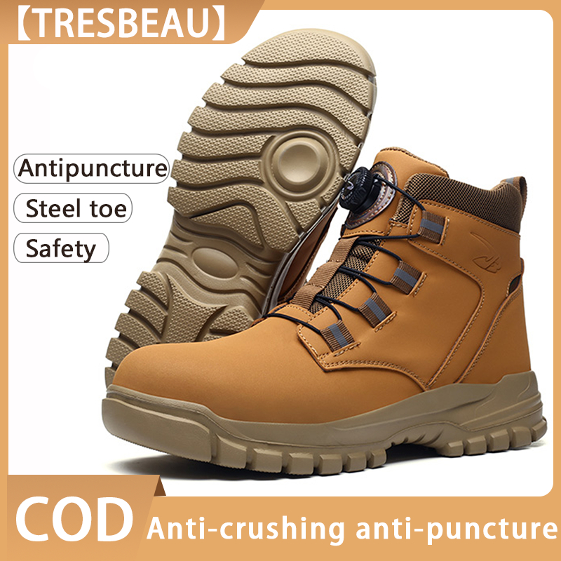Steel toe safety shoes, technological button puncture-resistant ...