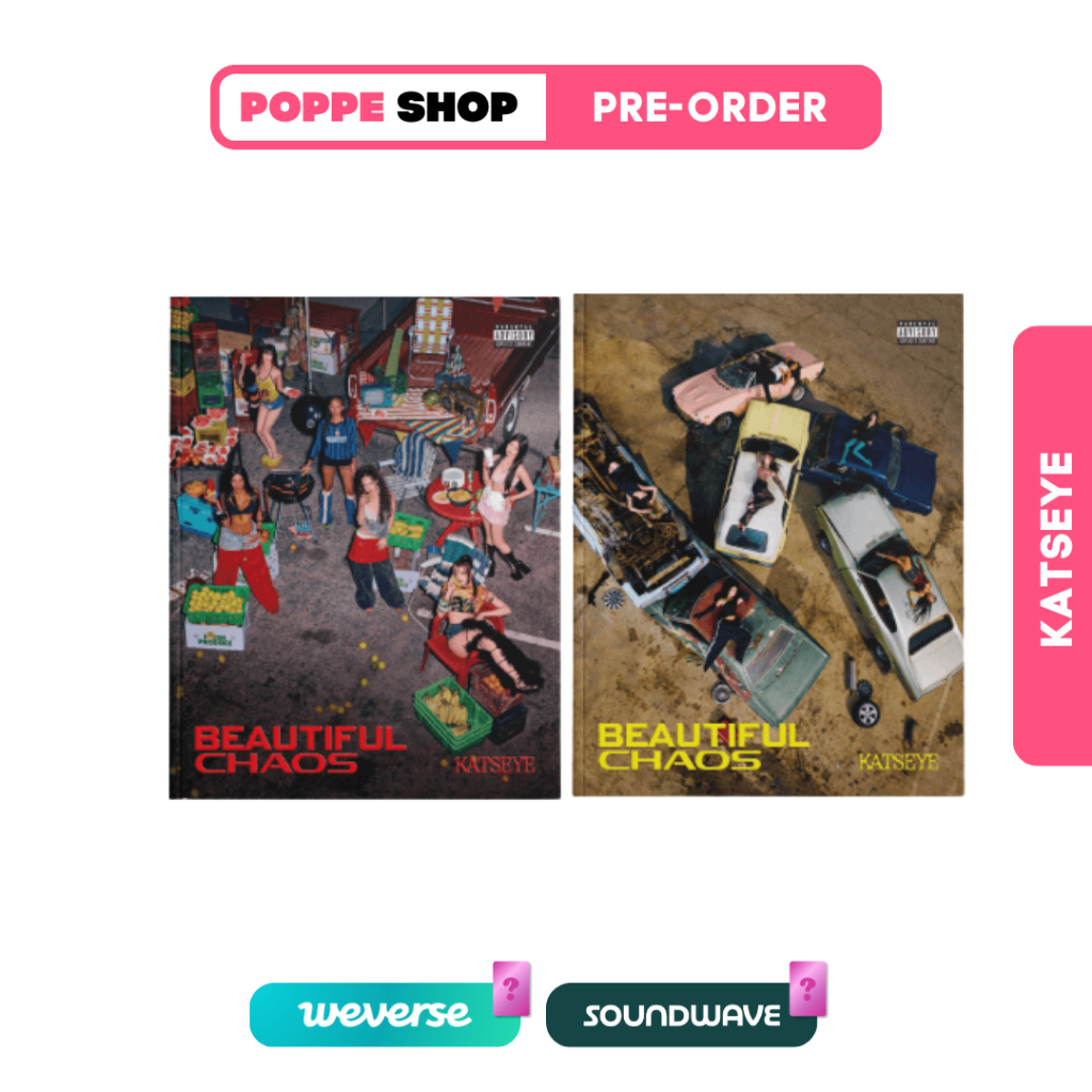 PRE ORDER POPPE SHOP KATSEYE ALBUM - BEAUTIFUL CHAOS | Shopee Philippines