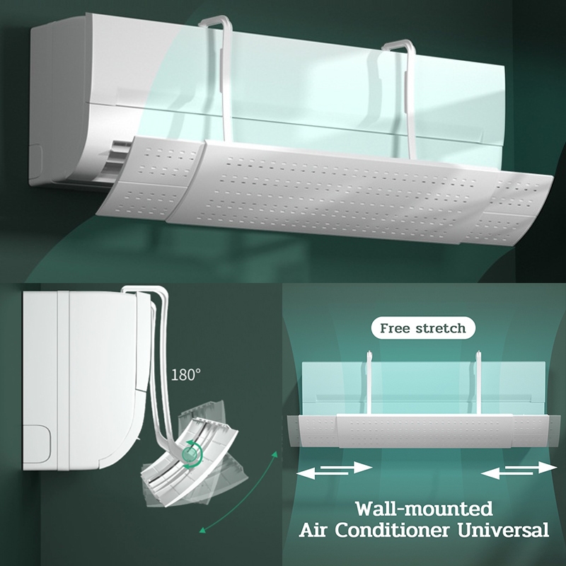 JLIFE Adjustable Air Conditioner Cover Windshield Aircon Windshield ...