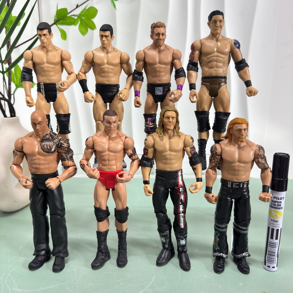 SALE!!! WWE Mattel Basic Cody Rhodes Zack Ryder Wade Barrett The Rock ...