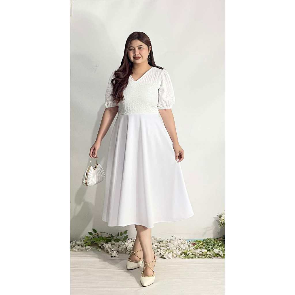 ASHLEY COMBI ELEGANT DRESS | Shopee Philippines