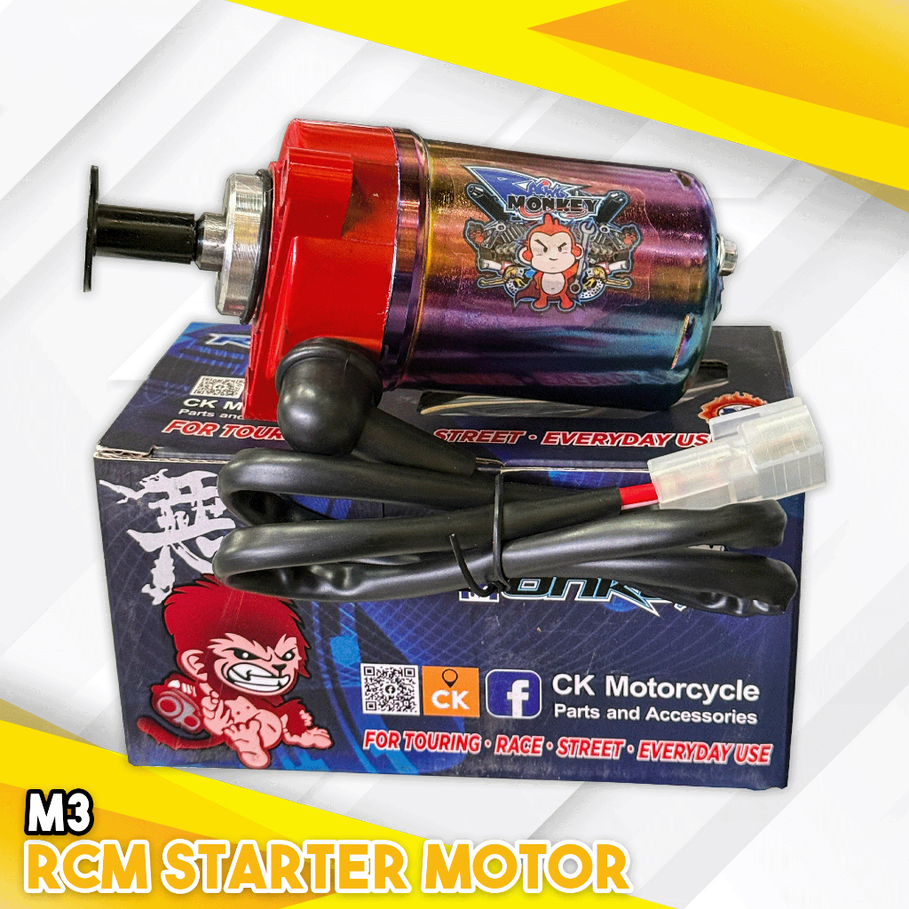 RACING MONKEY OPEN CC STARTER MOTOR FOR M3 AND MIO | Shopee Philippines