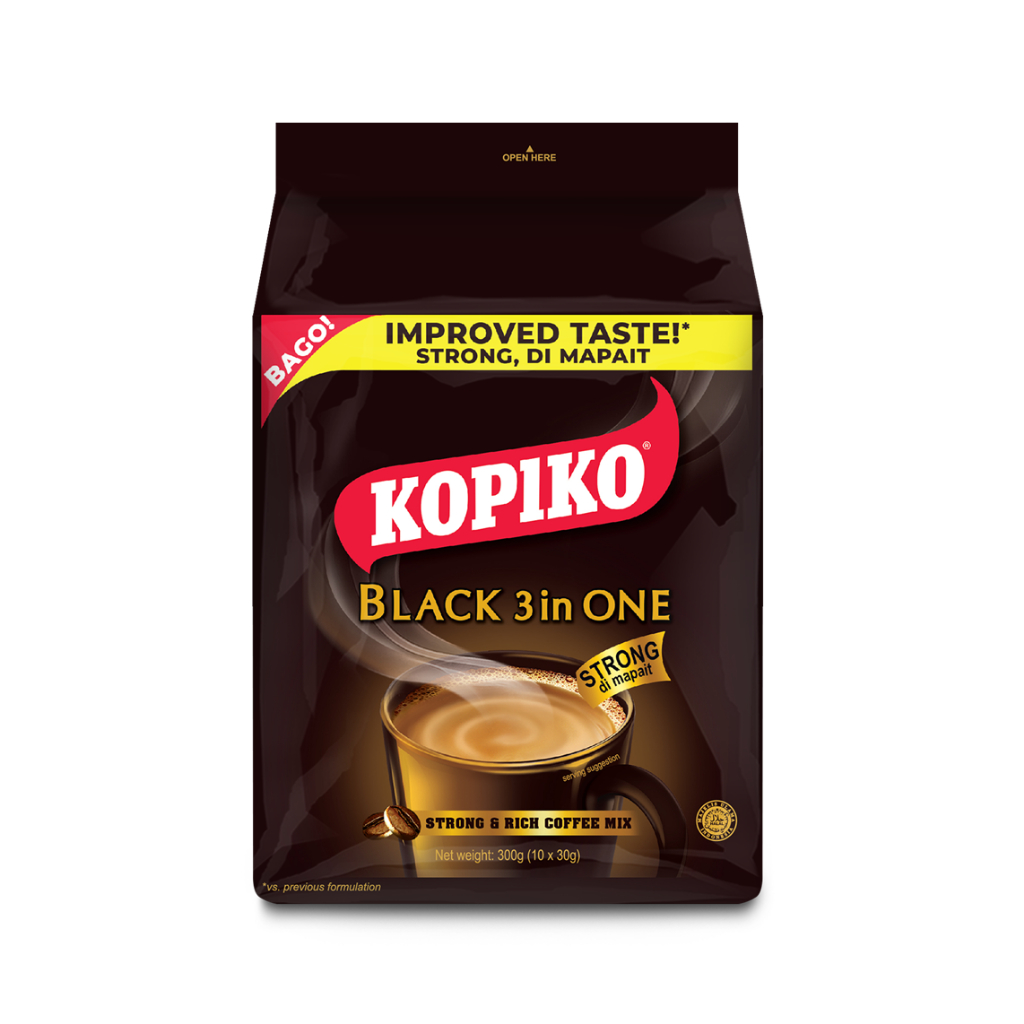 Kopiko Black 3-in-1 Pouch 10 x 30g | Shopee Philippines