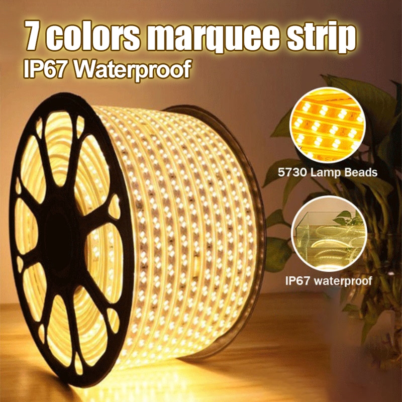 LED Strip Lights Waterproof 5M/10M/20M COB tape lights Outdoor ...