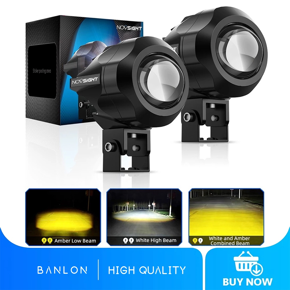 2Pcs 150W 6 LEDS Waterproof Dual Color LED Work Light Square Mini ...