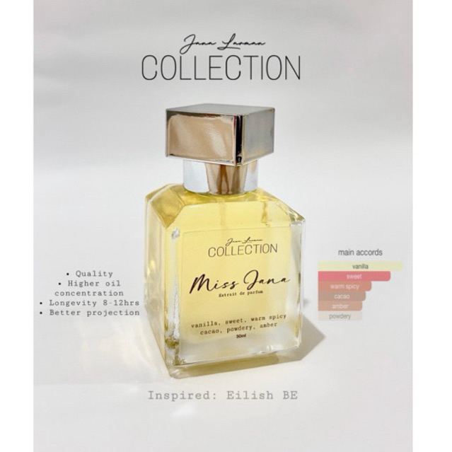 MISS JANA janalrman Extrait de Parfum woman | Shopee Philippines