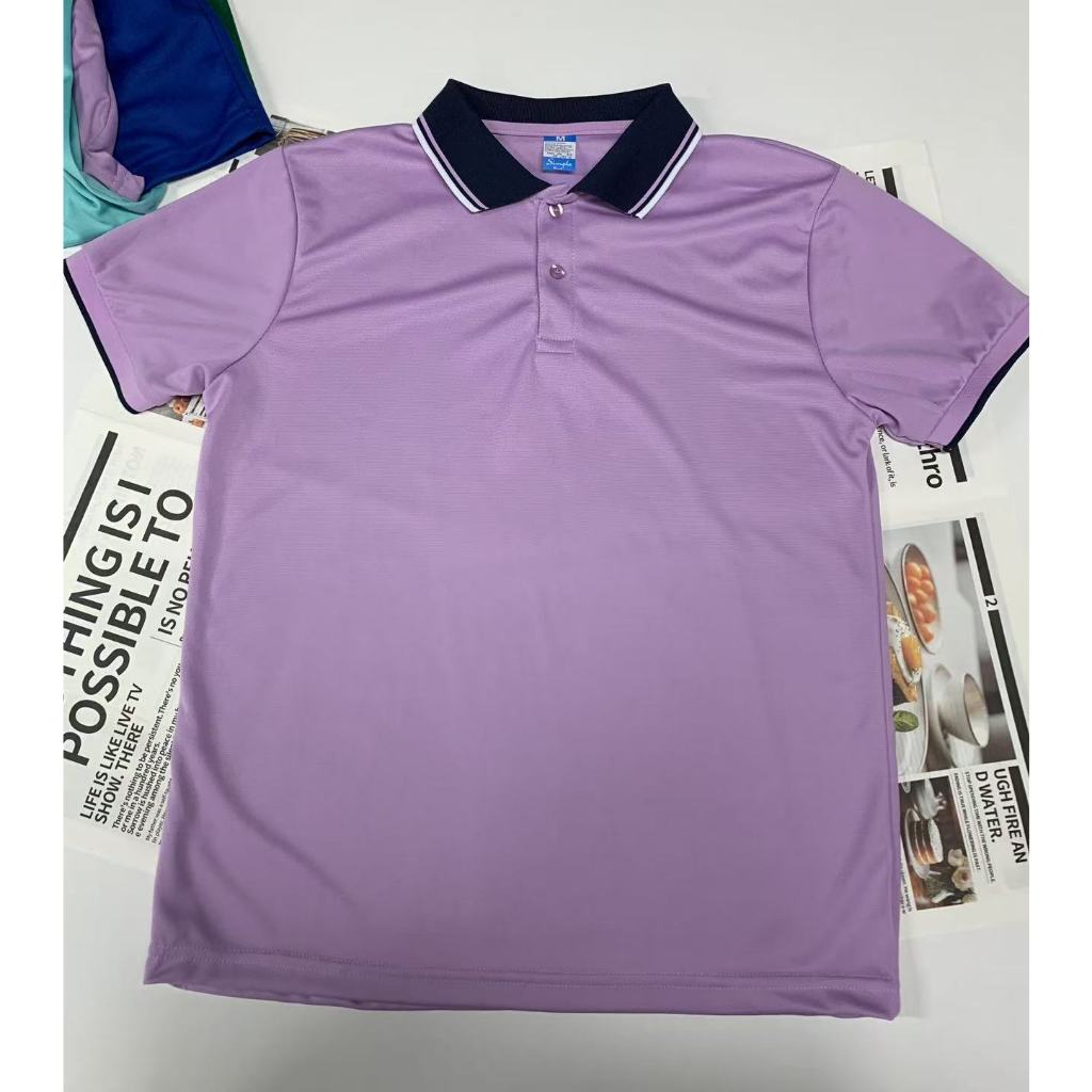 SIMPLE RUSH LIGHT VIOLET Striped Drifit Polo Shirt Dry Sportswear ...