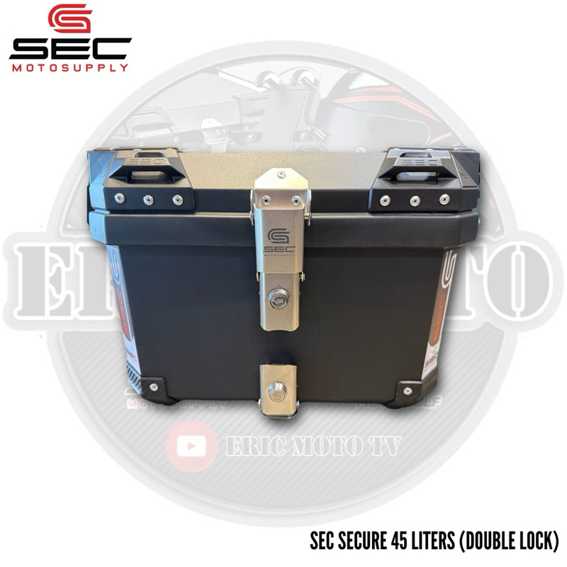 sec secure 36L 45L & 56L & 45L vibranium (strong plastic) top box ...