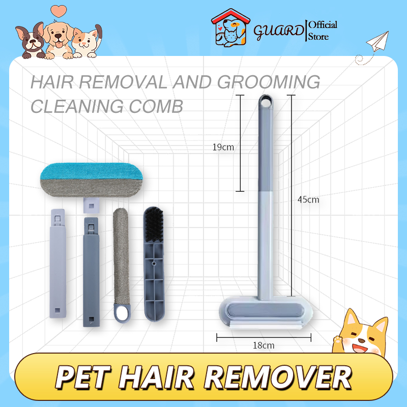 4 in 1 Multi-function Brusher Pet Cat Hair Remover Brush Manual Lint ...