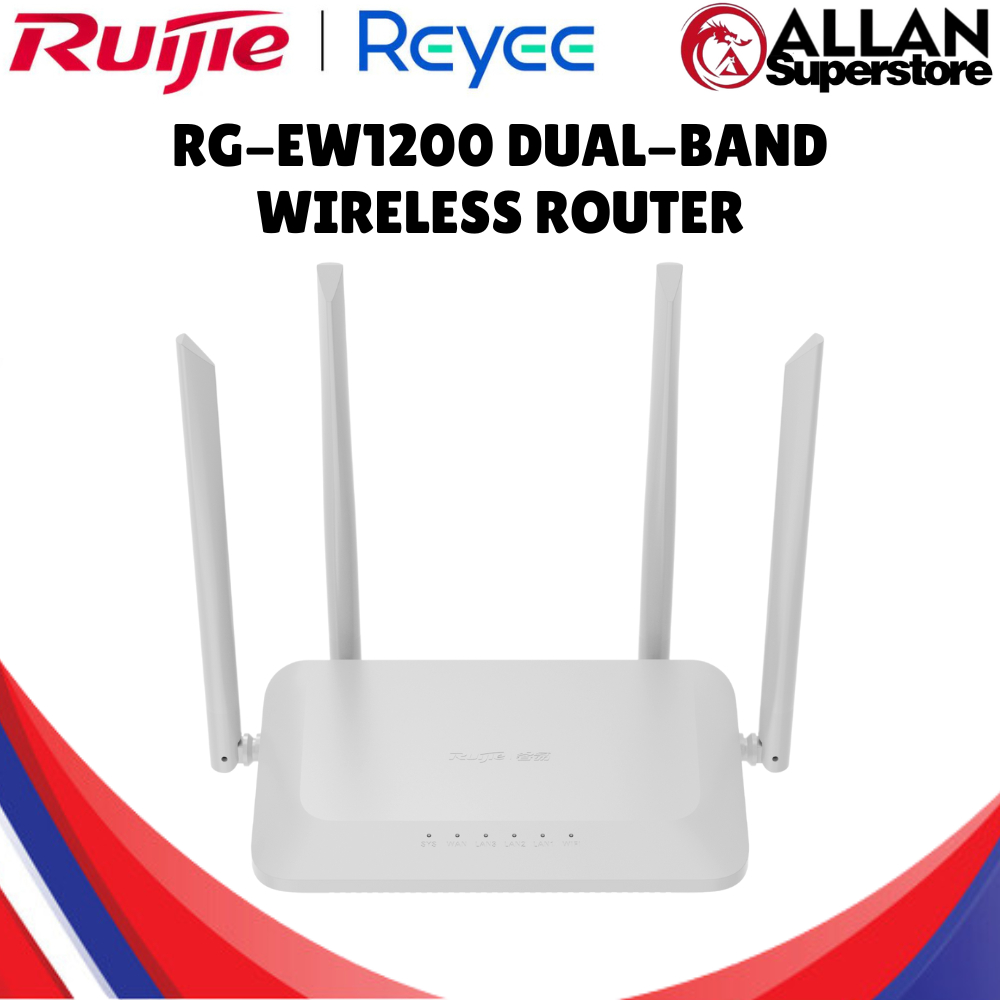 RUIJIE RG-EW1200 1200M Dual-band Wireless Router | Shopee Philippines