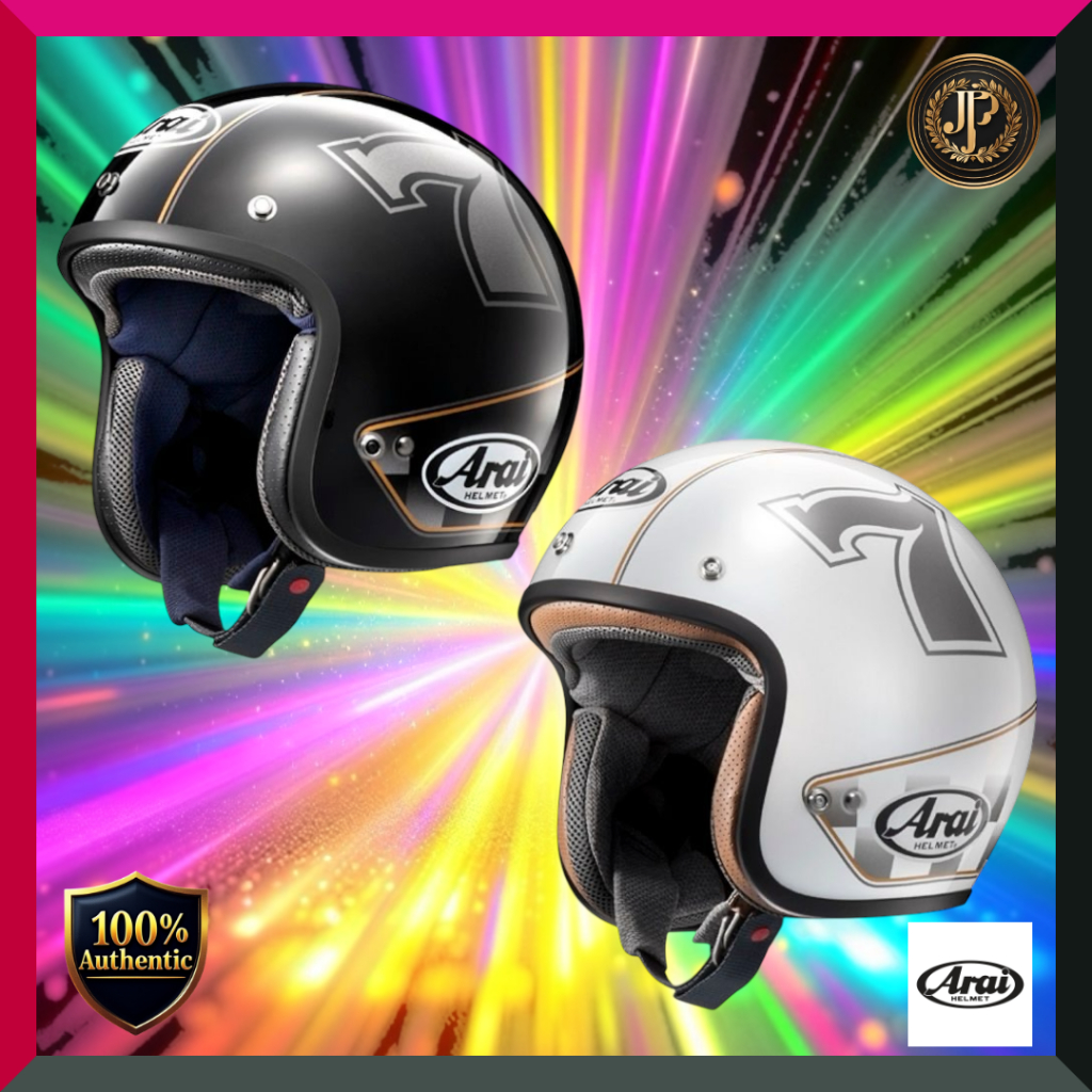 Arai CLASSIC MOD CAFE RACER - Open Face Helmet [Yamashiro Collaboration ...