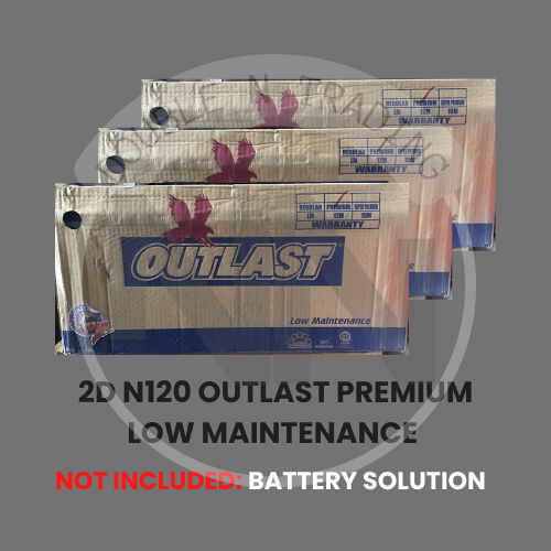 2D N120 Outlast Premium XDR Low Maintenance (Not included: BATTERY ...