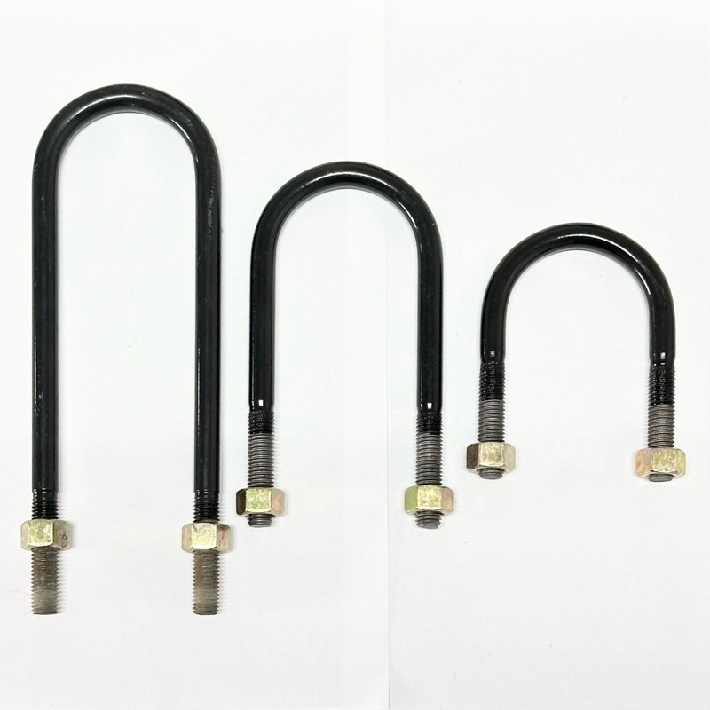 U-Bolt with Nut Ubolt Semi-Round Isuzu Elf 12mm x 65mm x 115mm/125mm/150mm U Bolt Truck Van ...