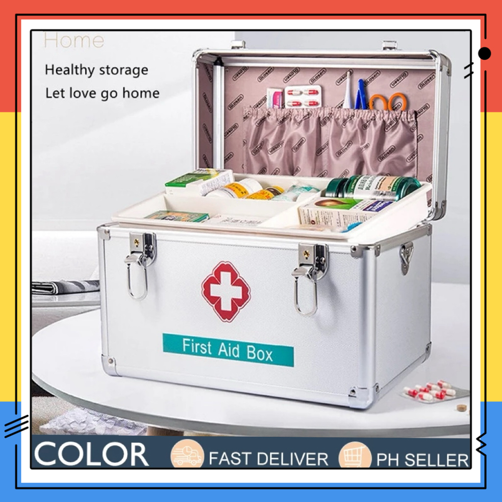 Medicine Box Organizer Household Medicine Box Aluminum Alloy Medicine ...
