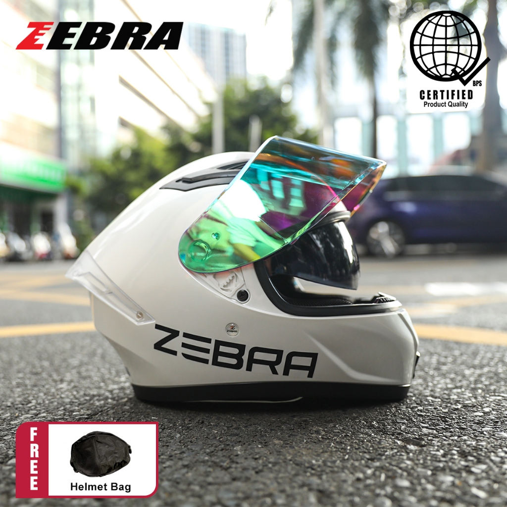 ZEBRA 2024 ALISTAIR helmet full face motorcycle helmet dual visor for ...