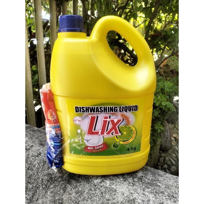 Lix Dishwashing Liquid Lemon 4 Kg | Shopee Philippines