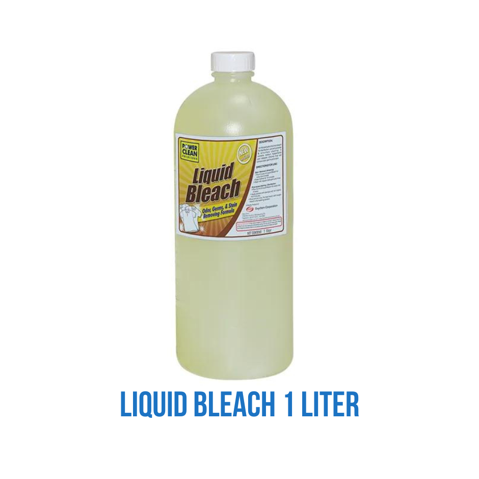 Liquid Bleach 1 Liter Chlorine (Laundry Whitening, All Purpose ...