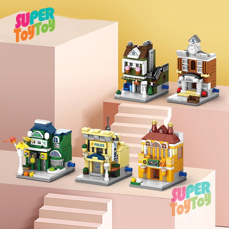 Shop Mini City Street View Buildings Architecture Series Building ...