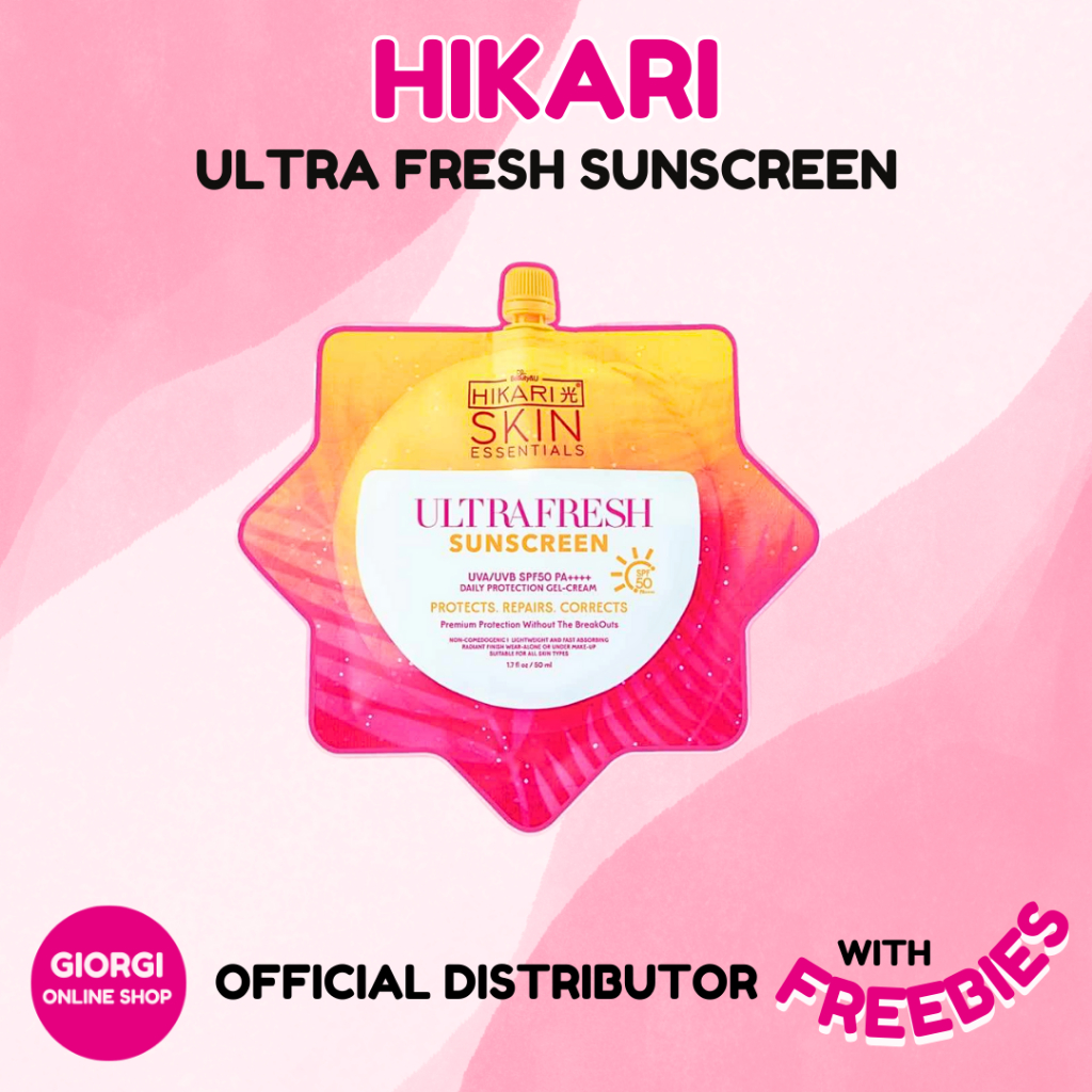 HIKARI Ultra Fresh Sunscreen SPF 50 | Ultrawhite BEFORE | New Packaging ...