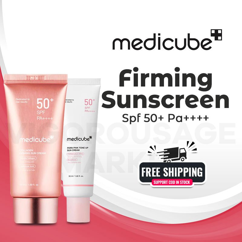 Medicube PDRN Pink Tone Up Sun Cream/Collagen Firming Sunscreen SPF50 ...