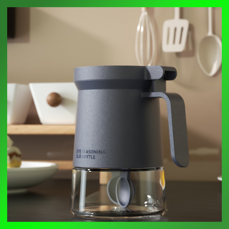 Double sealed moisture-proof seasoning pot kitchen household salt pot ...