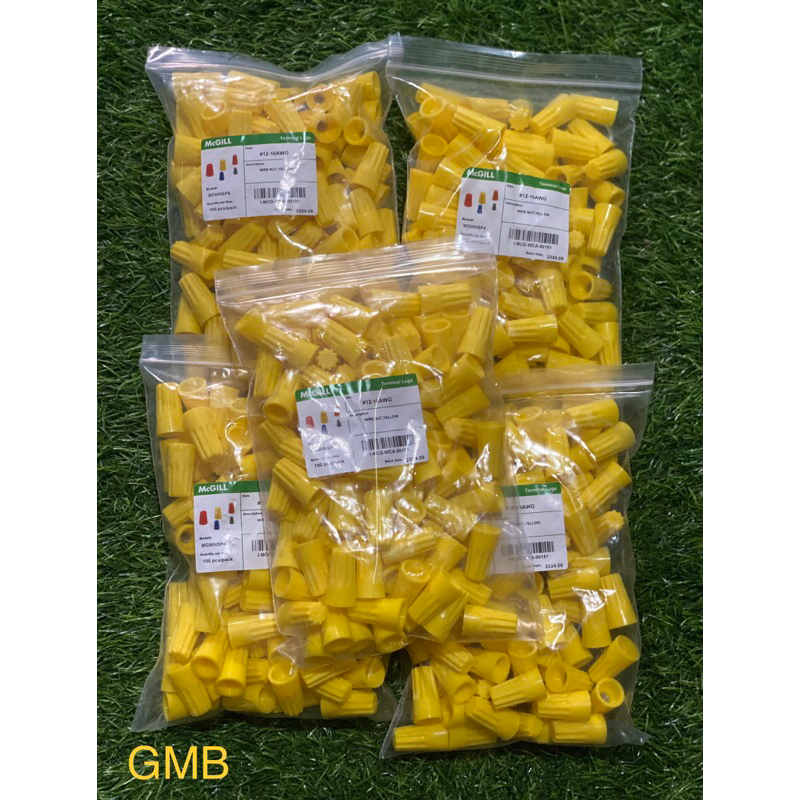 McGill wire nut yellow #12-10 AWG sold per pack (100 pieces per pack ...