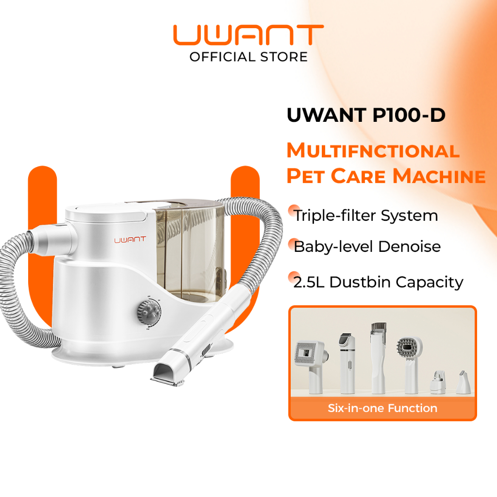 UWANT P100-D Pet Grooming Machine 13Kpa Multifunctional All-in-one Six ...