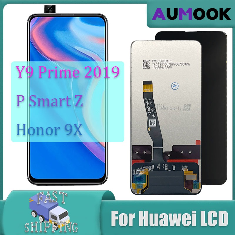 6.59" For Huawei Y9 Prime 2019 P Smart Z Honor 9X LCD Display Touch ...