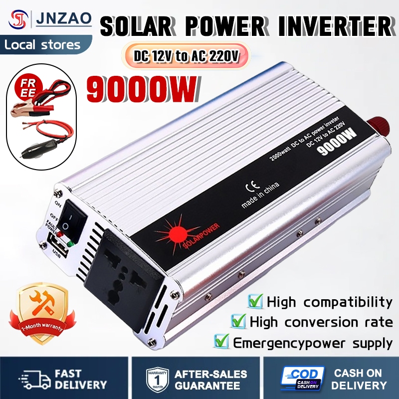 3000W/5000W/9000W Vehicle Solar Converter Pure Sine Wave Inverter DC ...