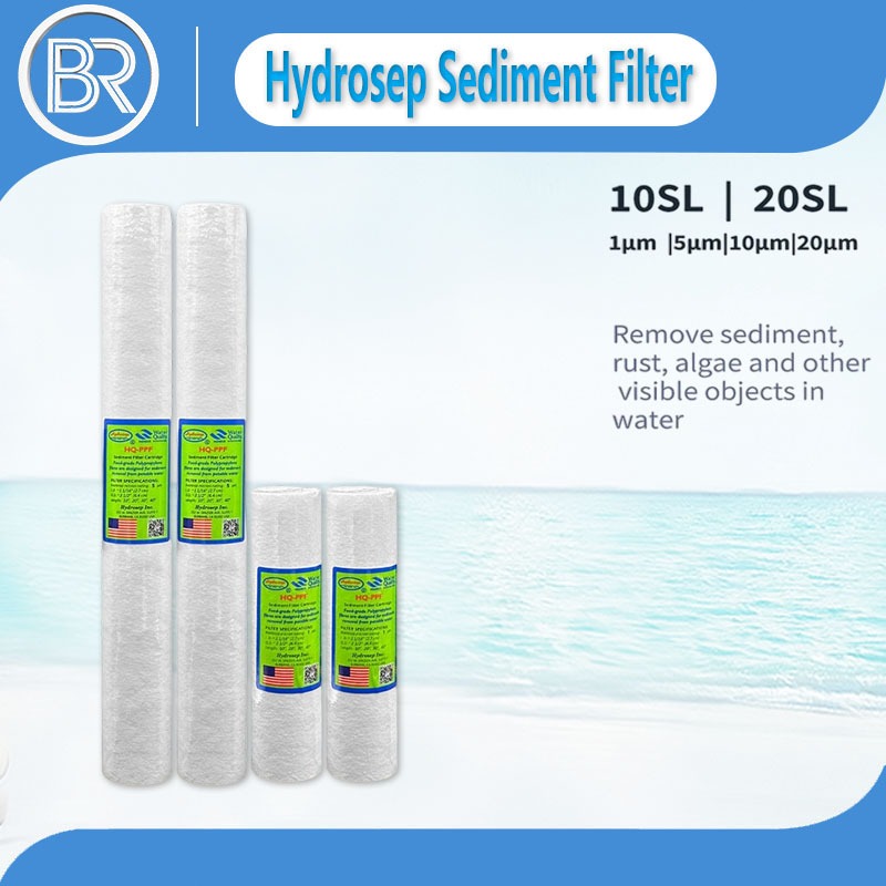 Hydrosep Sediment Filter 10"SL/20" SL 1 Micron/5 Micron/ 10 Micron/20 ...