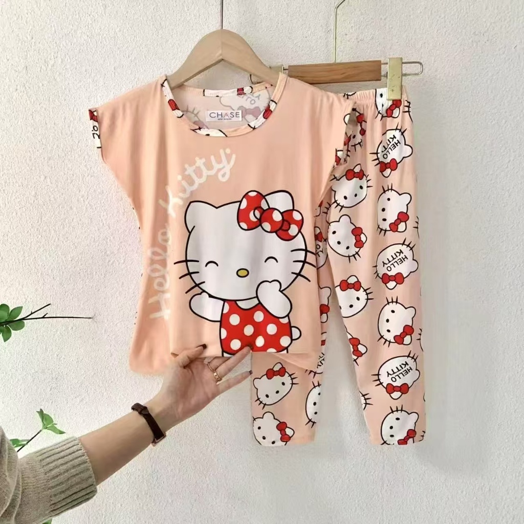 @CLOUDY New Sleepwear kids terno pajama Loungewear | Shopee Philippines