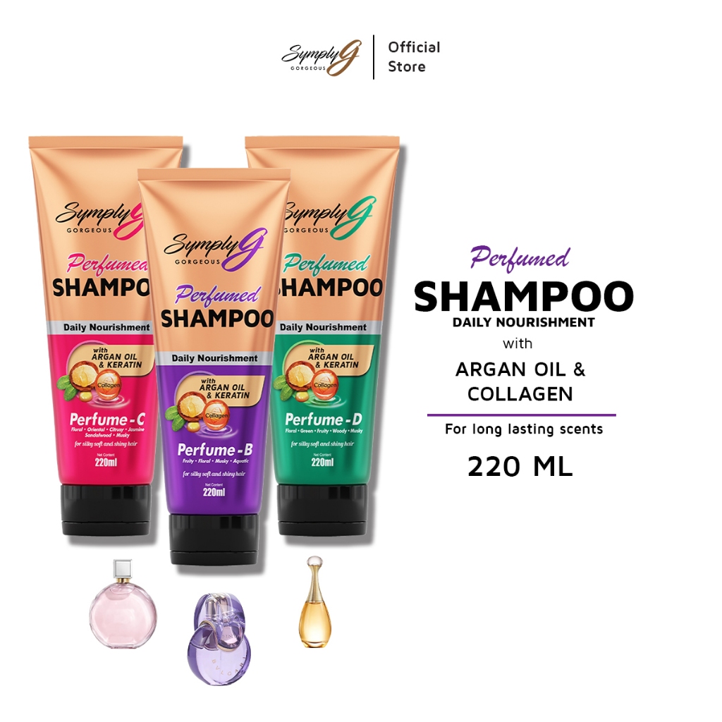Symply G Perfumed Shampoo w/ Argan Oil and Collagen 220mL | Shopee ...