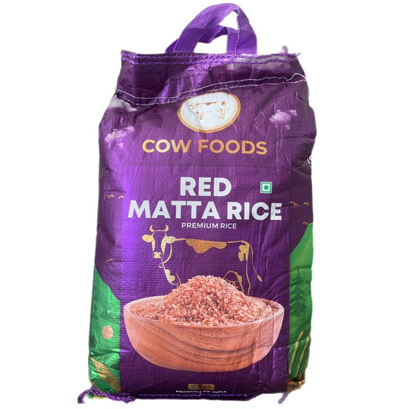 Cow Foods Red Matta Rice Premium 5kg {Made in India} | Shopee Philippines