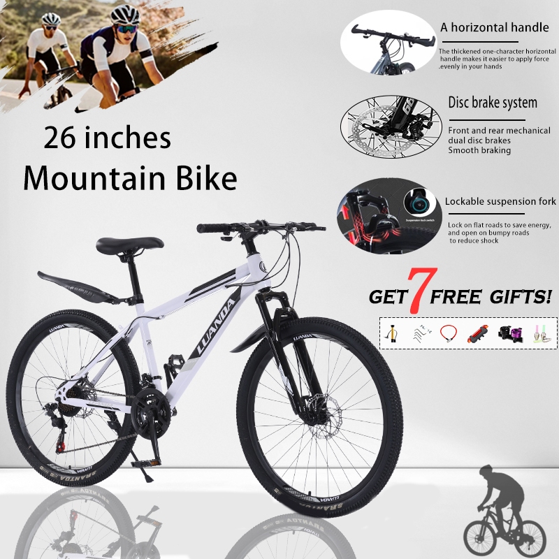 LUANDA Mountain Bike Fixie Bike Adult Bike Aluminum Bike 26/27.5 inch 3 ...
