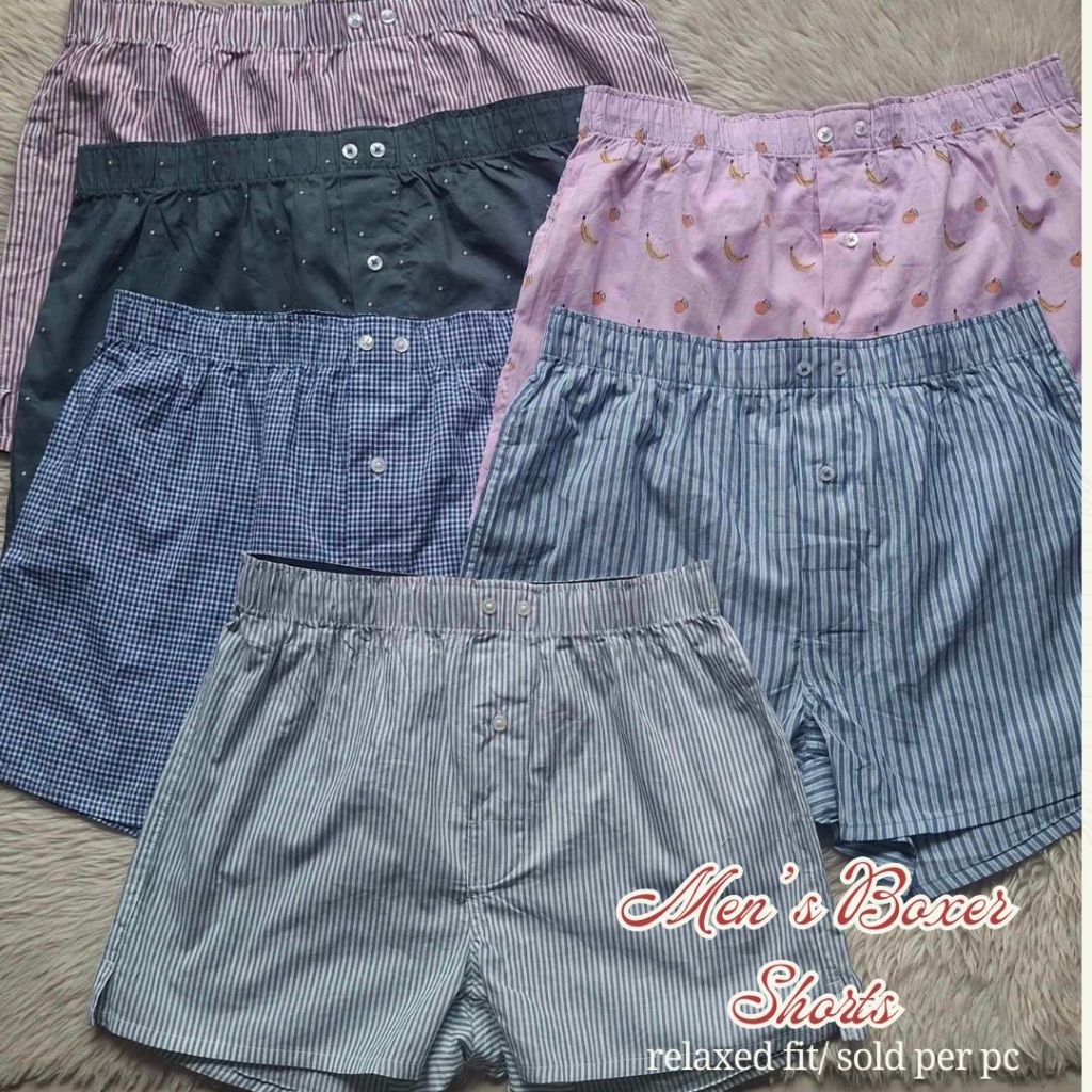 MEN'S BOXER SHORTS Batch 6 RELAXED FIT | Shopee Philippines