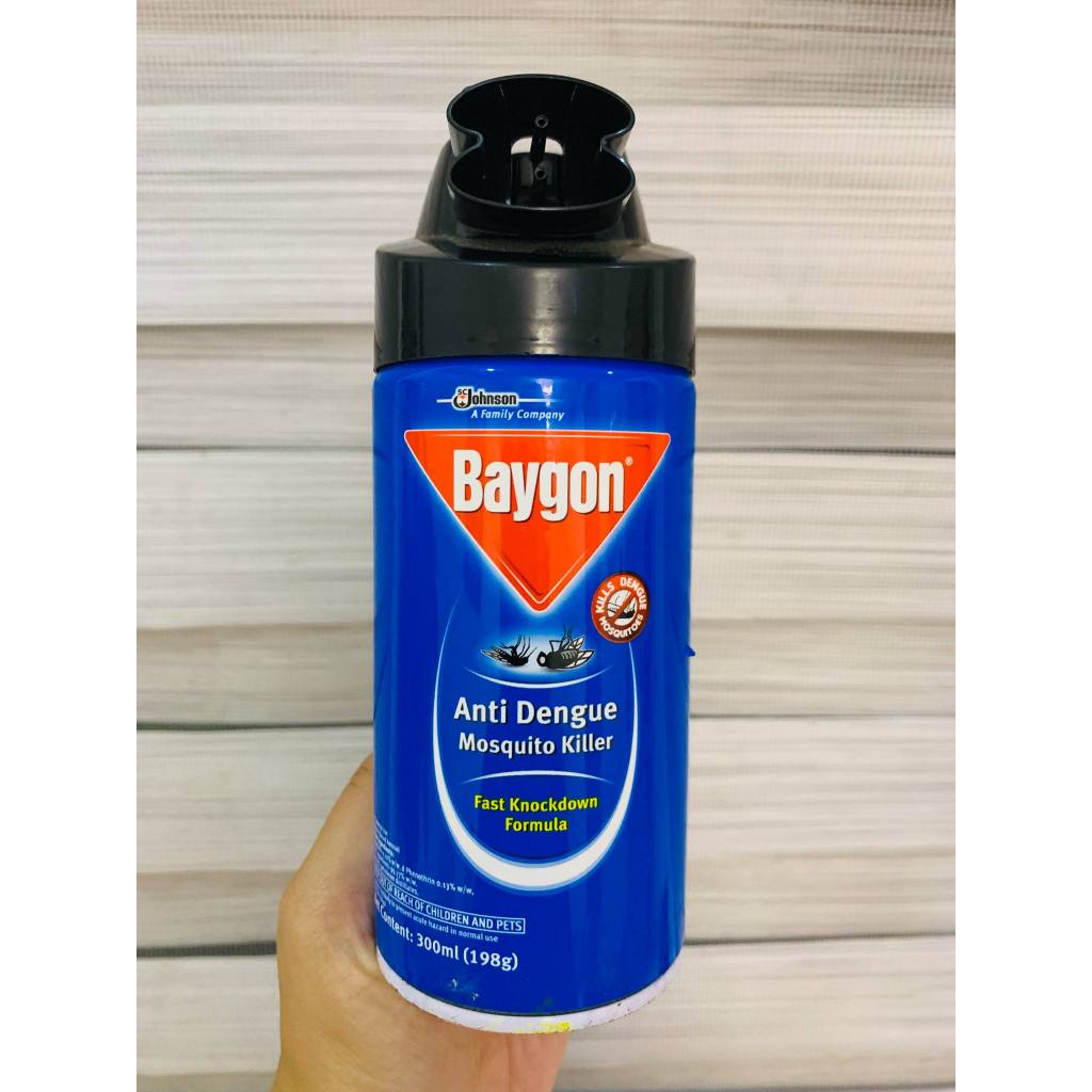 Baygon Anti-Dengue Mosquito Killer 300ml | Shopee Philippines