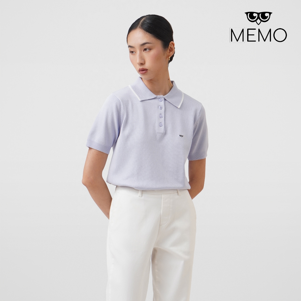 Memo The Smart Polo For Women (Lilac/Mint) | Shopee Philippines