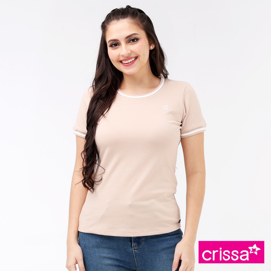 Crissa Pique Short Sleeves Blouse CLT04-0109 | Shopee Philippines