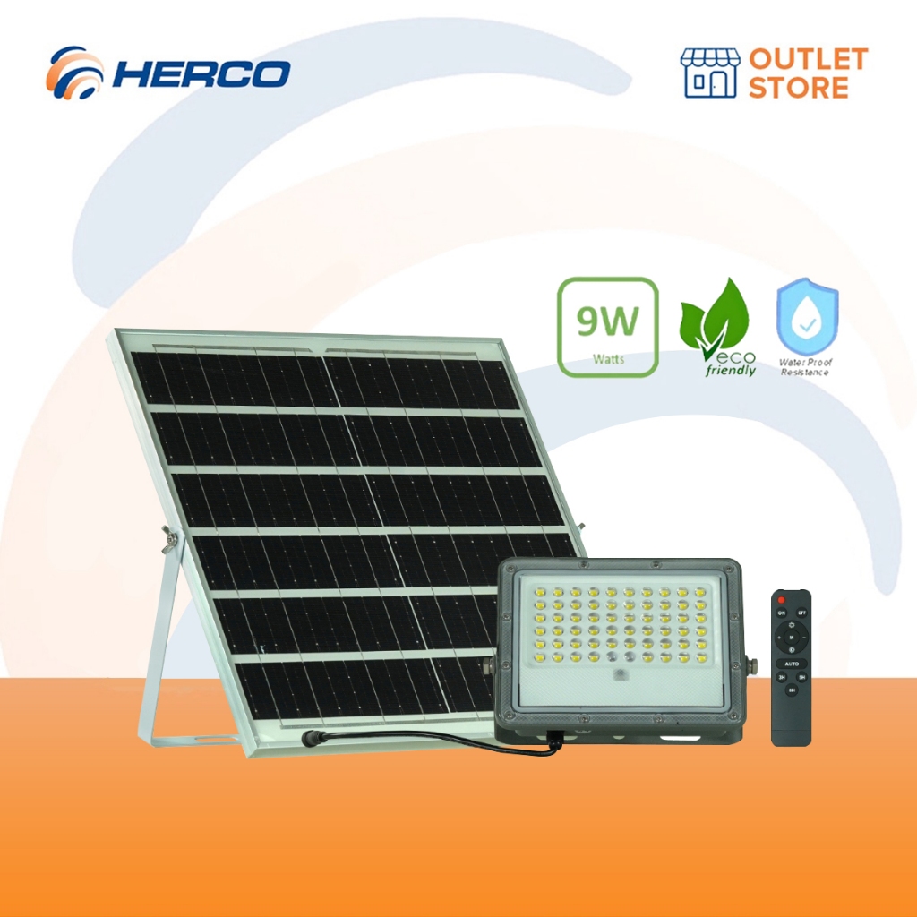 Greenfield Solar Floodlight + Solar Panel 9W - Minimal Damaged in ...