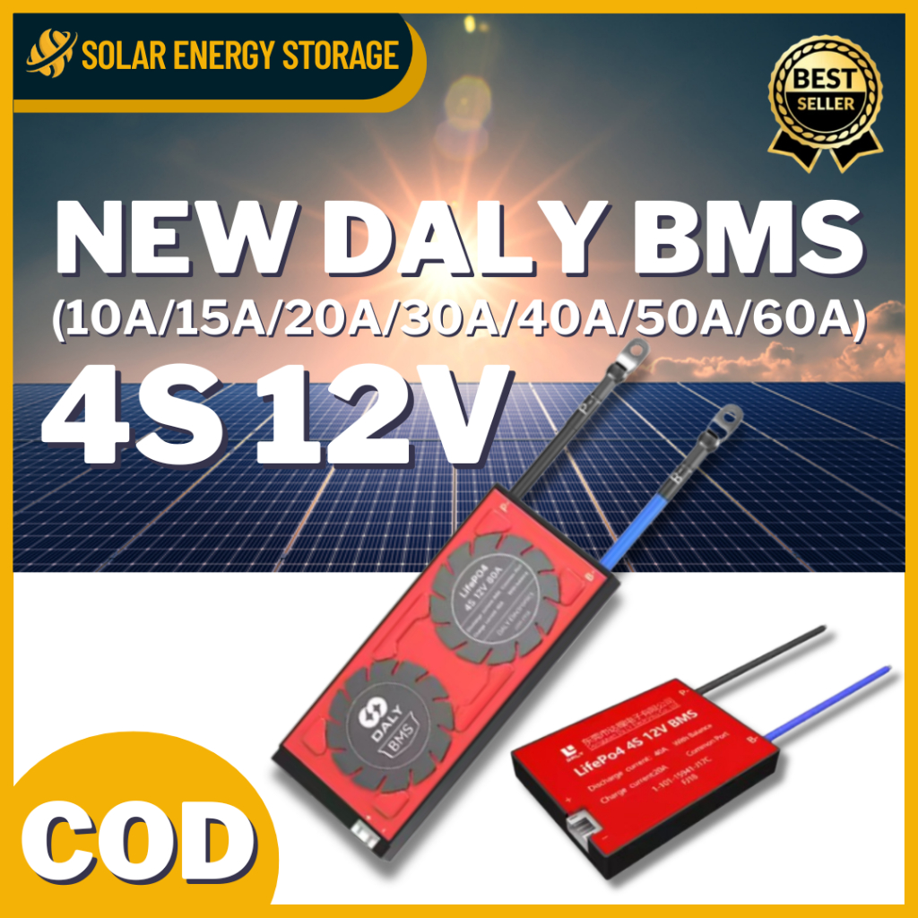 NEW DALY BMS Lifepo4 4S 12V 10A / 15A / 20A / 30A / 40A / 50A / 60A ...