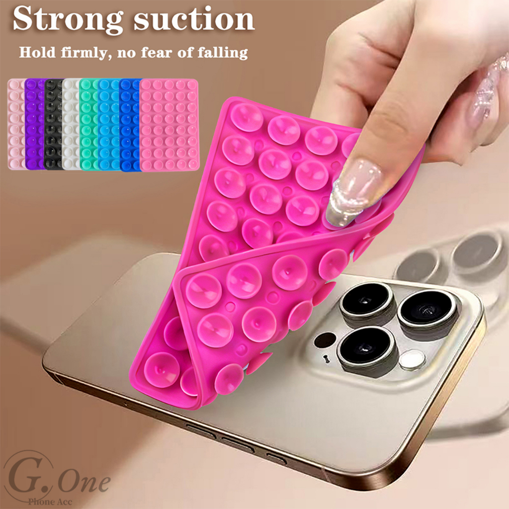 Anti Slip Double Side Silicone Pad Holder For Phone Sucker Holder Hand ...