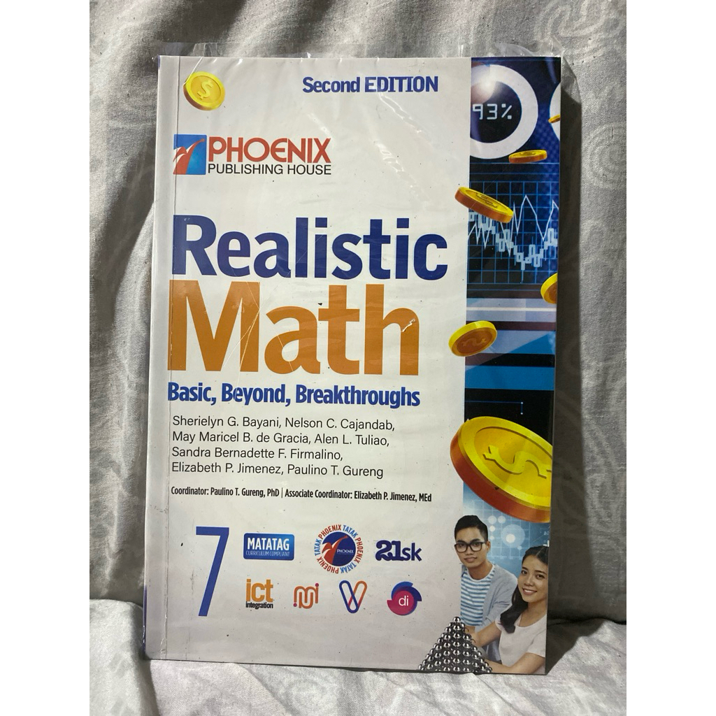 Realistic Math 7 Basic Beyond Breakthrough matatag | Shopee Philippines