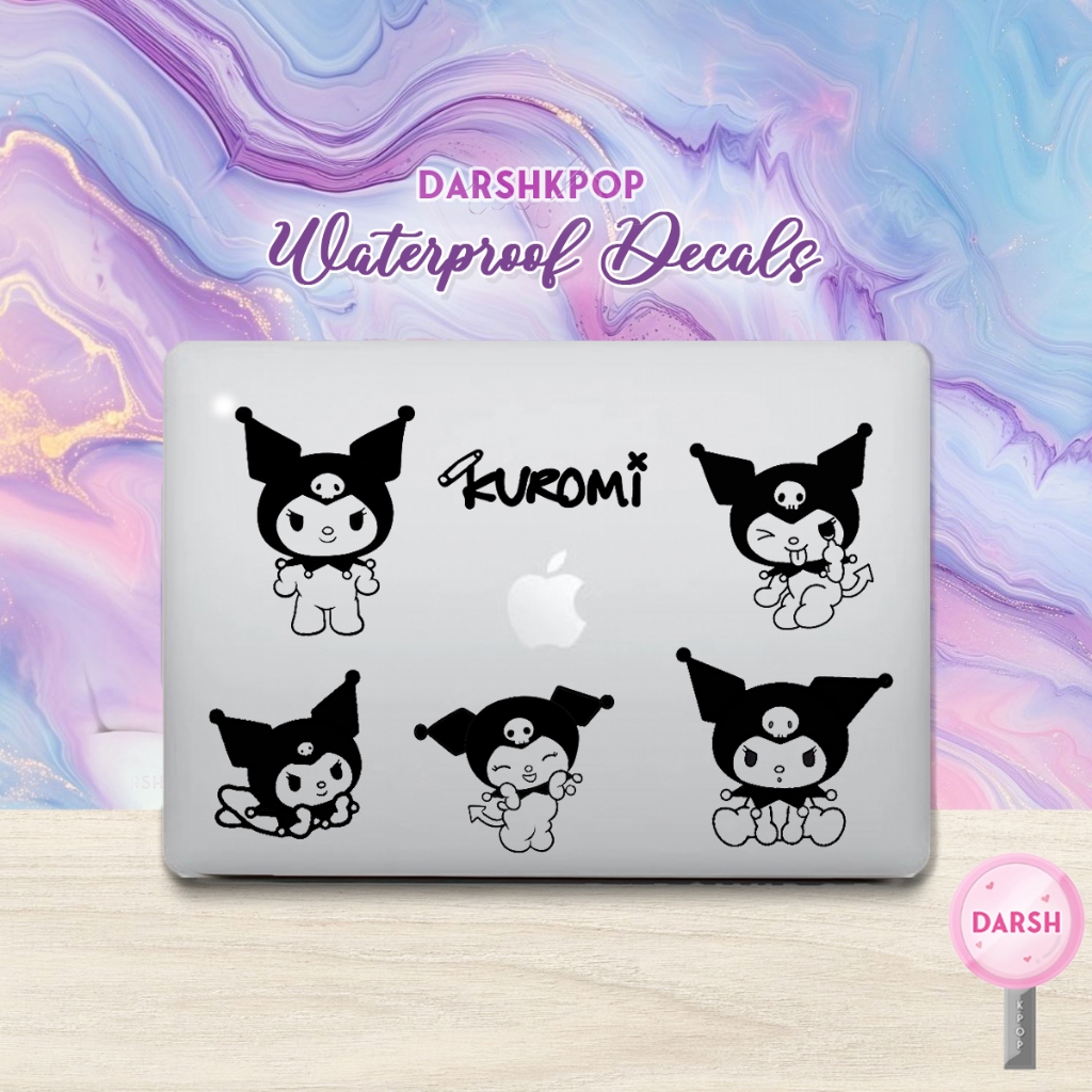 Kuromi SAN Rio Waterproof Decal car tumbler laptop Stickers | Shopee ...
