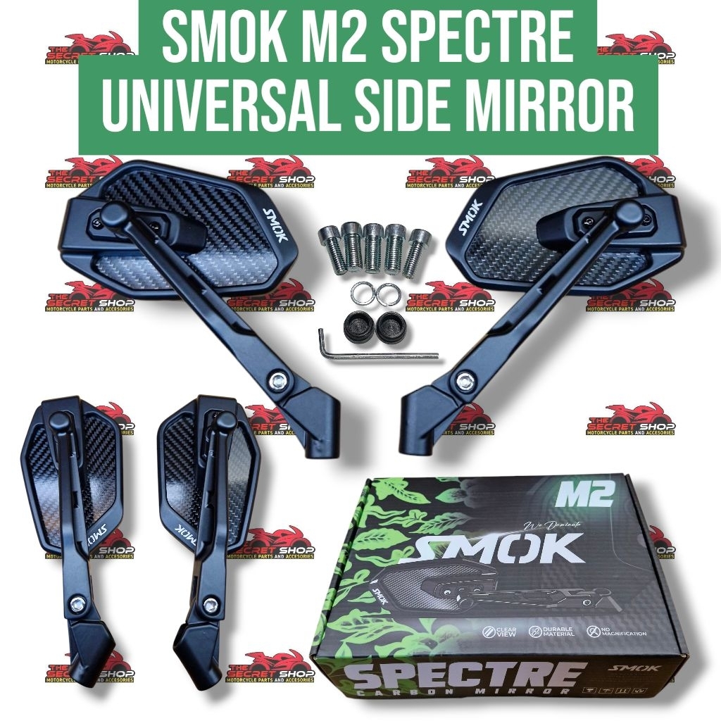SMOK M2 SPECTRE CARBON UNIVERSAL SIDE MIRROR | Shopee Philippines