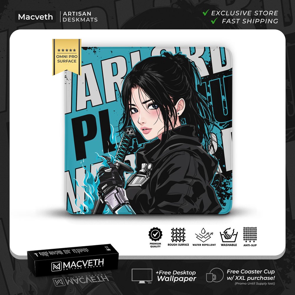 Macveth Artisan Deskmat | Yuna-Wellplayed | Omni Pro Artisan Deskmat | Mouse pad | Shopee ...